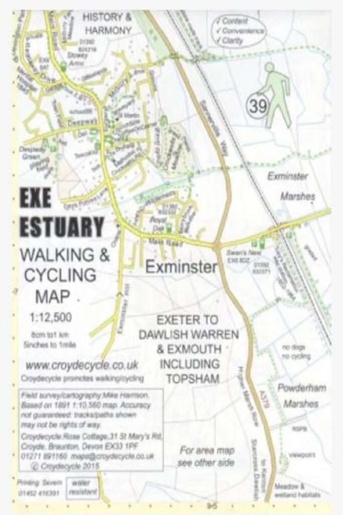 Exe Estuary Walking, Cycling and Horse Riding Map – Topsham Museum Shop